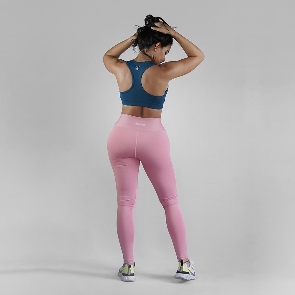 Licra larga azul y rosada - Faby Sport